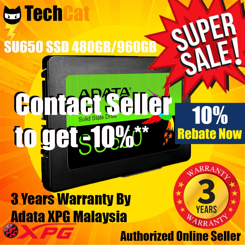 ADATA Ultimate SU650 120GB/240GB/480GB/960GB 3D NAND Solid State Drive ...