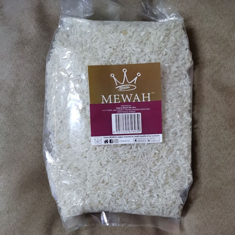 Mewah White Rice (1kg) | Shopee Malaysia