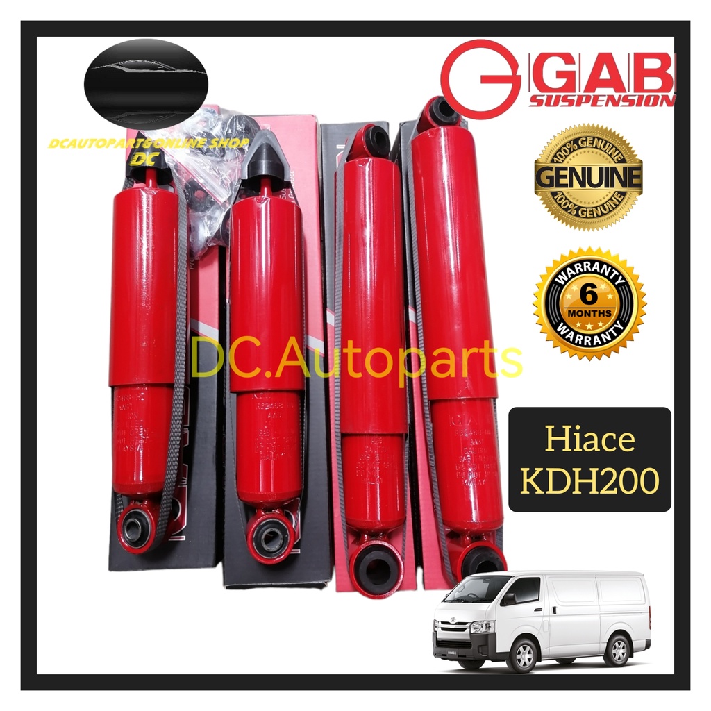 100% ORIGINAL GAB ( SUPER-R HEAVY DUTY ) TOYOTA VAN HIACE KDH200 ...