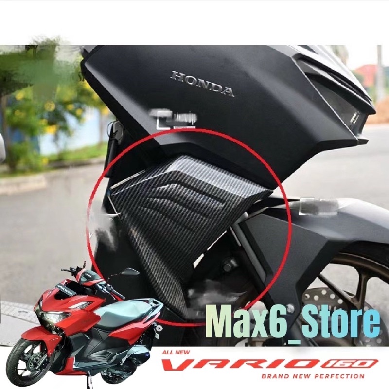 HONDA VARIO 160 CARBON NEW SIDE BODY COVER SET Front Nemo Vario160 ...