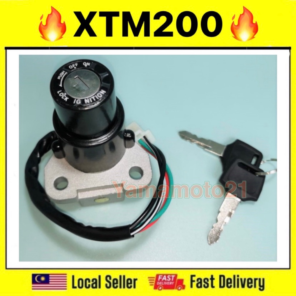MLE XTM 200 XTM200 - Main Switch Unit [ Kunci Suis ] KEY SET RUMAH ...