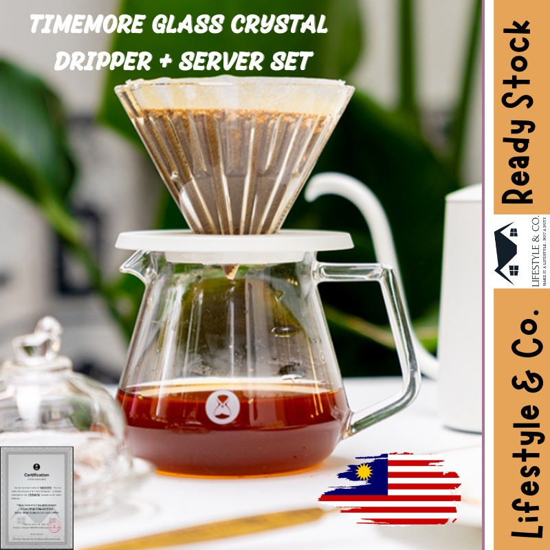 Timemore Glass Crystal Dripper with Server Set 01/02 | High-Quality ...
