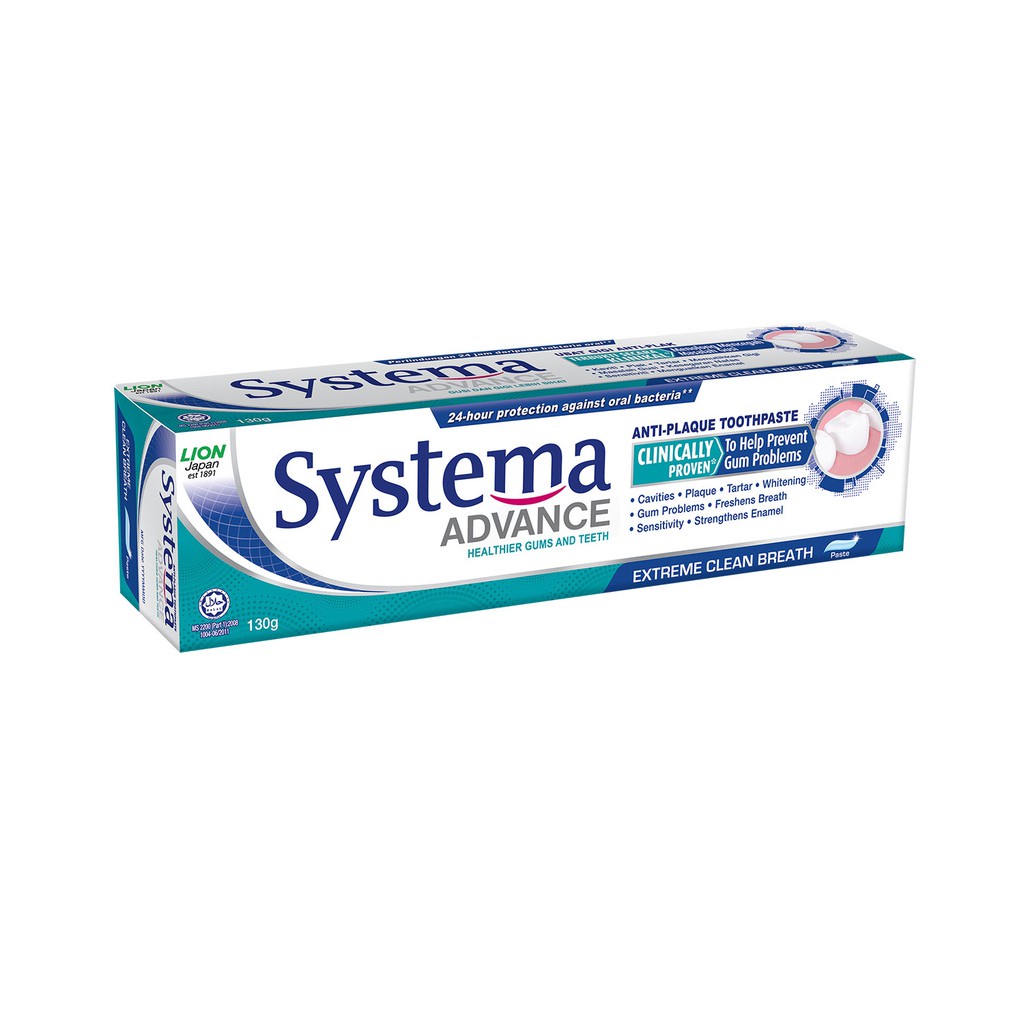 SYSTEMA TOOTHPASTE 130G (EXTREME CLEAN BREATH) | Shopee Malaysia