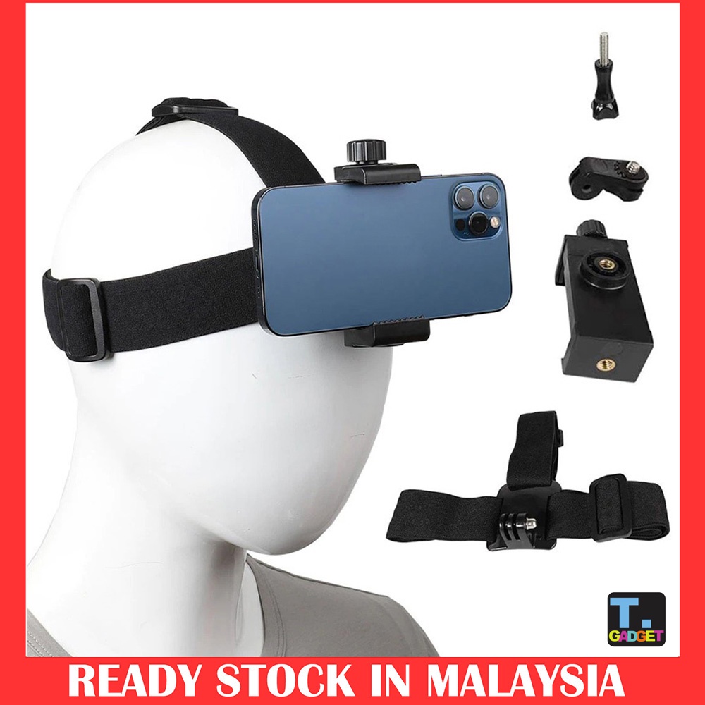 Multi Function Adjustable Head Mount Strap Mobile Phone Holder First ...