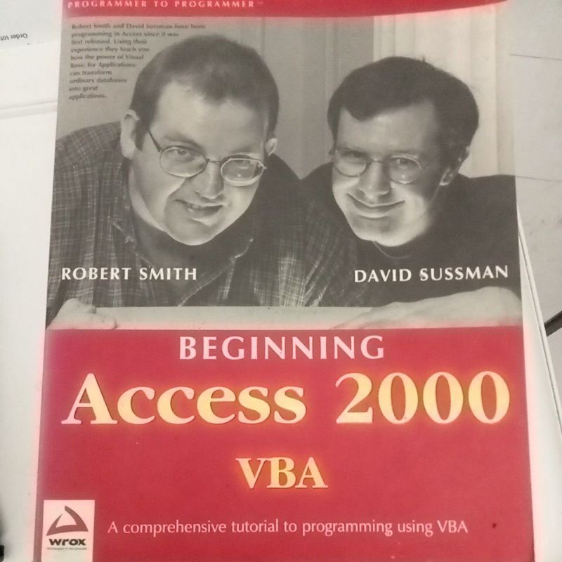 Beginning Access 2000 VBA Programmer REF BOOK Complete CD | Shopee Malaysia
