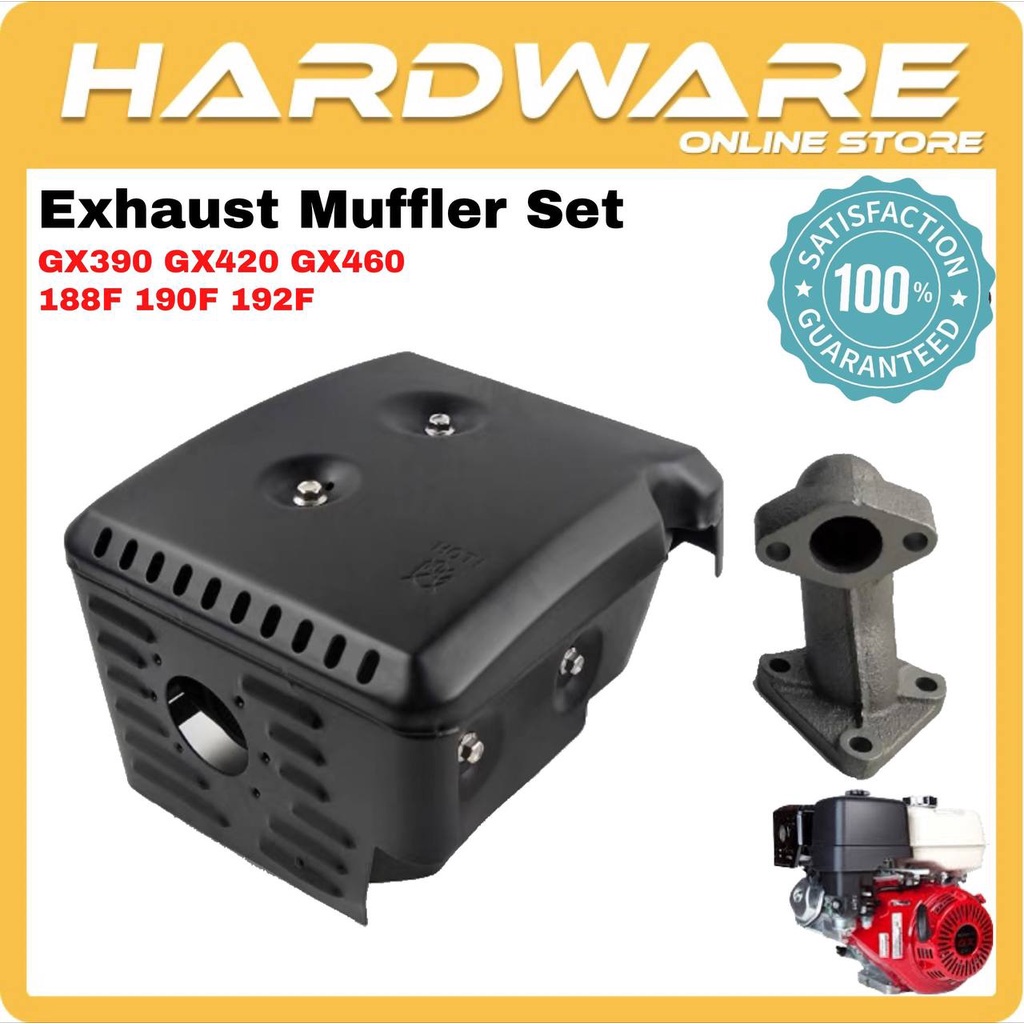 Honda Engine GX390 GX420 GX460 188F 190F 192F 13HP 15HP 18HP Exhaust ...