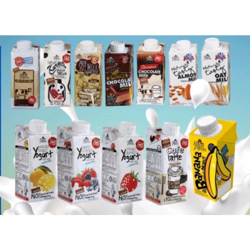 Farm Fresh UHT Milk 200ML X 24 Pack | Shopee Malaysia