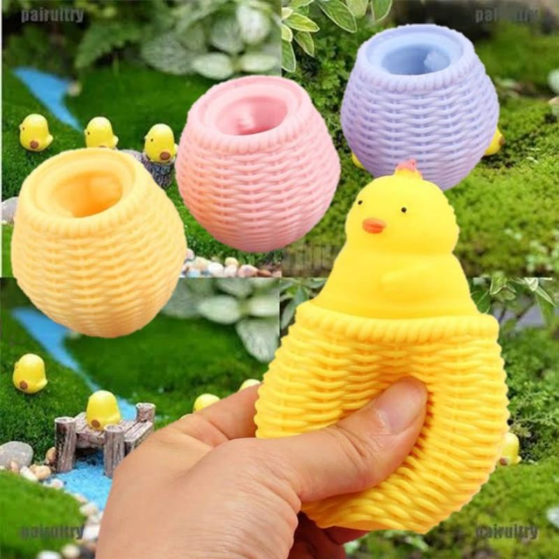 Flexible and chewy squeezing chicken squishy toy / squeezing chicken ...