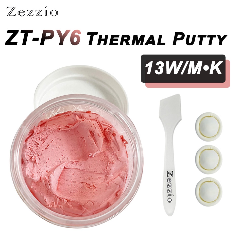 Zezzio ZT-PY6 Heat Blocking Putty For GPU IC Processor Rapid Cooling Thermal Putty High ...