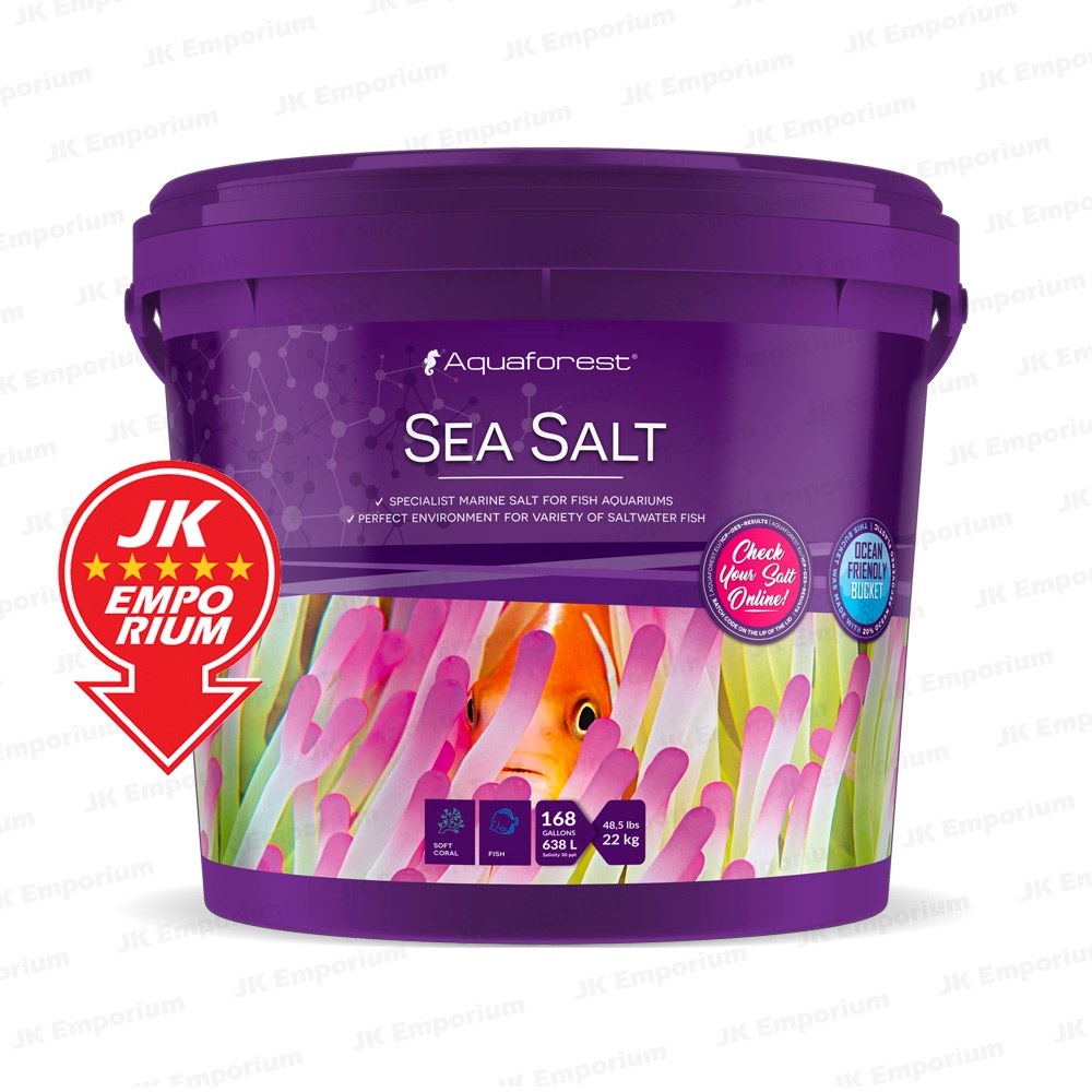 22kg Bucket Of Aquaforest Sea Reef Hybrid Pro Salt + Plus Mix For ...
