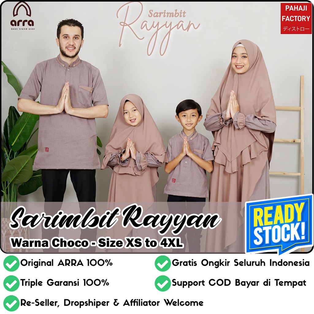 KATUN Best Selling!! Family Couple Koko Dad Gamis Mother And Children ...