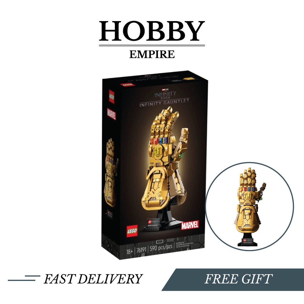 LEGO Marvel 76191 Infinity Gaultlet *Original LEGO Set Extra Bubble ...