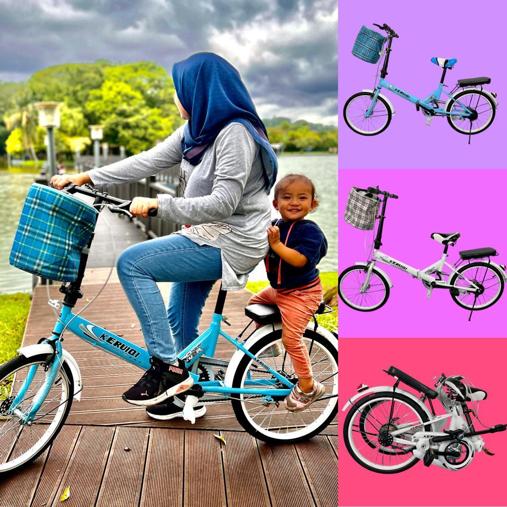 BASIKAL BUDAK KANAK KANAK MURAH 20" BICYCLE FOR KIDS BOY GIRL LIPAT (7 ...