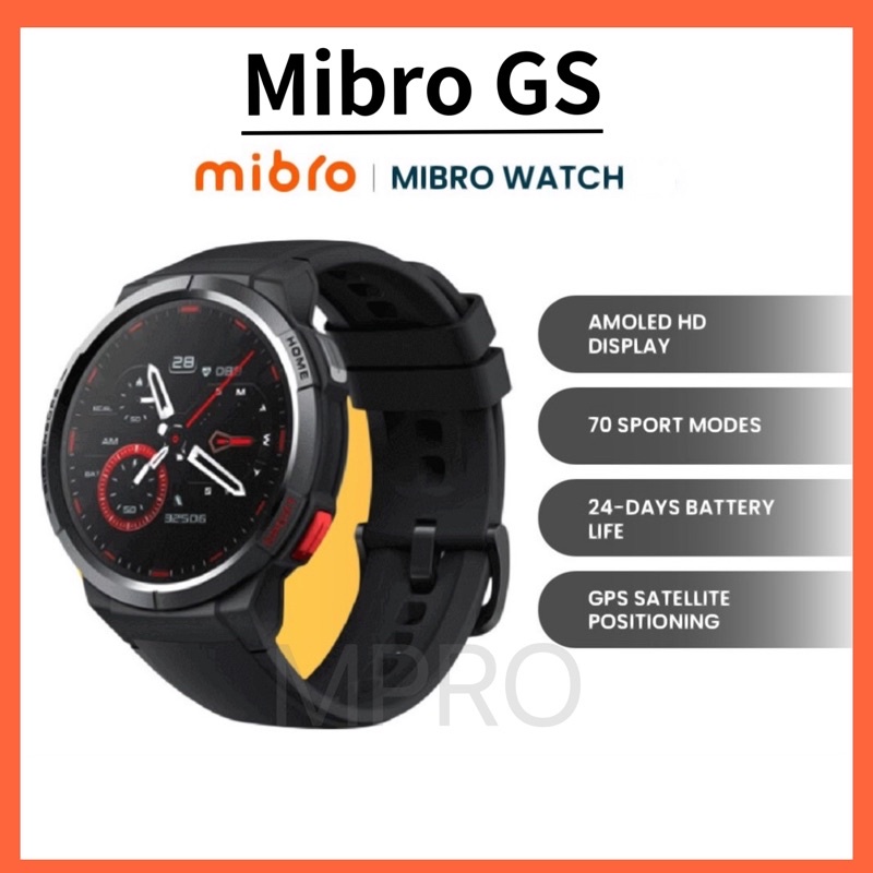 Xiaomi Mibro GS Active / Mibro GS Pro Smartwatch GPS 1.43" Always On ...