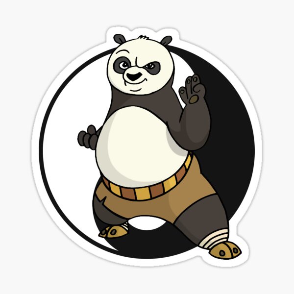 Kung Fu Panda Stickers v2 | Shopee Malaysia