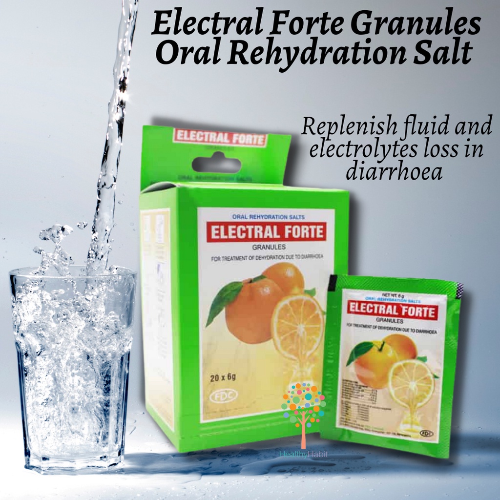 Electral Forte Granules Oral Rehydration Salt 6g [PACKET] | Shopee Malaysia