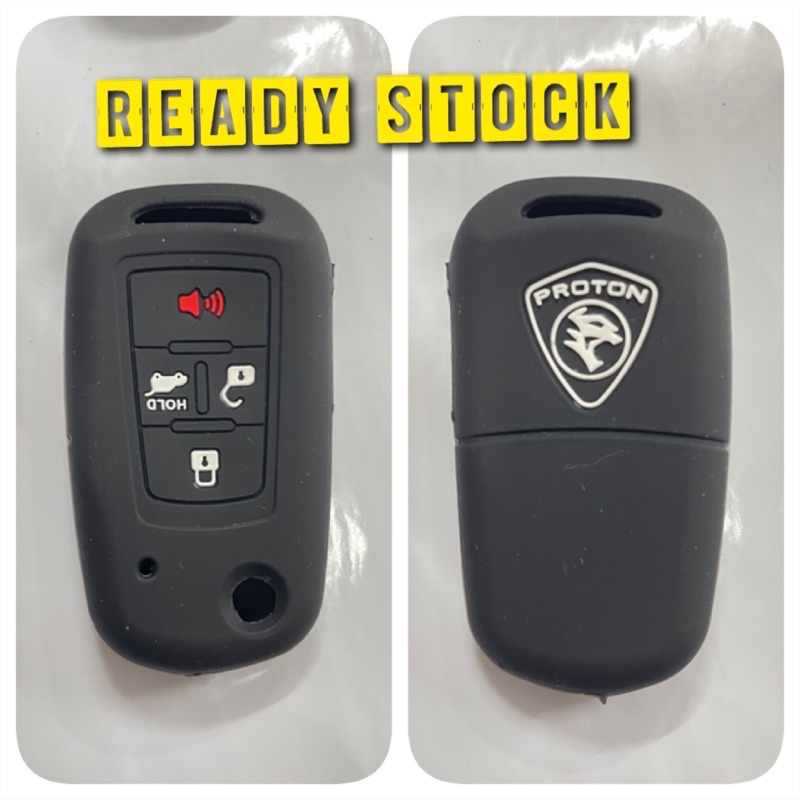 sarung kunci saga vvt 2019 4 button flip key hitam keycover proton saga ...