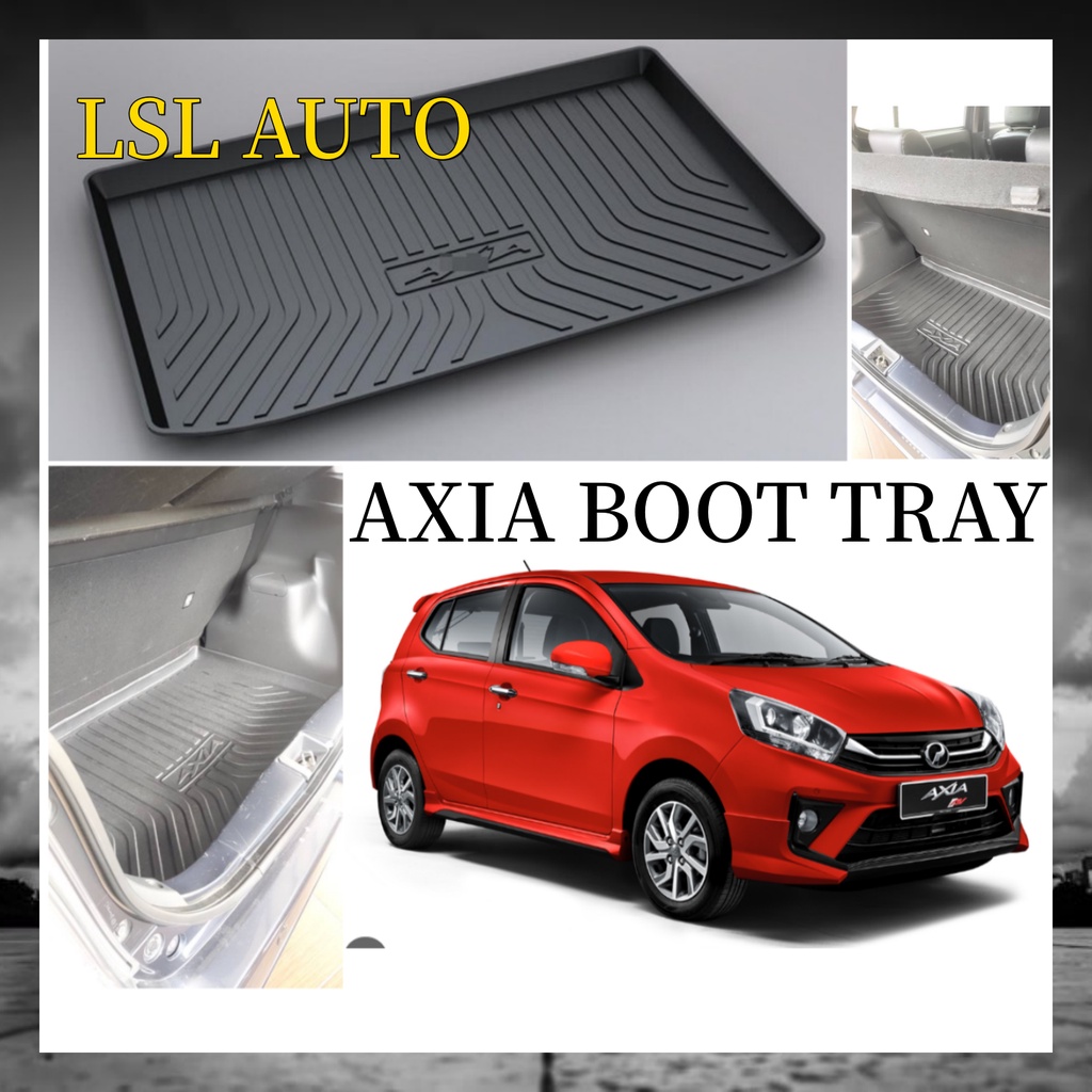 Perodua Axia 2010-2019 Rear Cargo Tray / Cargo Boot Tray | Shopee Malaysia
