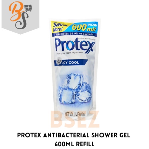 Protex Antibacterial Shower Gel 600ml Refill (Eliminates 99.9% bacteria ...