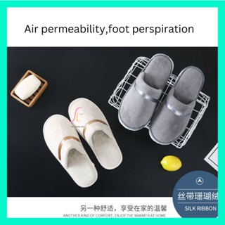 Slippers indoor thick sole slippers Washable coral fleece anti slip ...