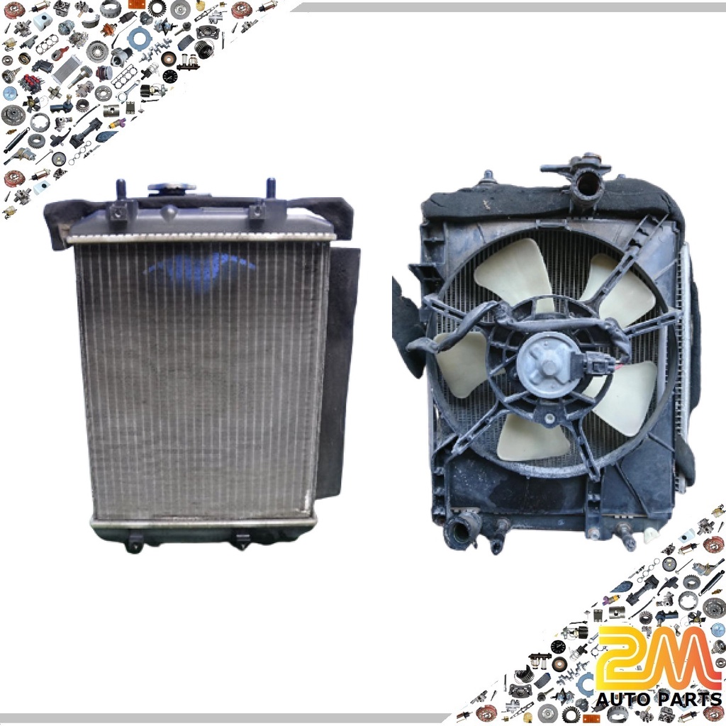 ORIGINAL USED - PERODUA MYVI / TOYOTA PASSO RADIATOR WITH FAN & MOTOR ...