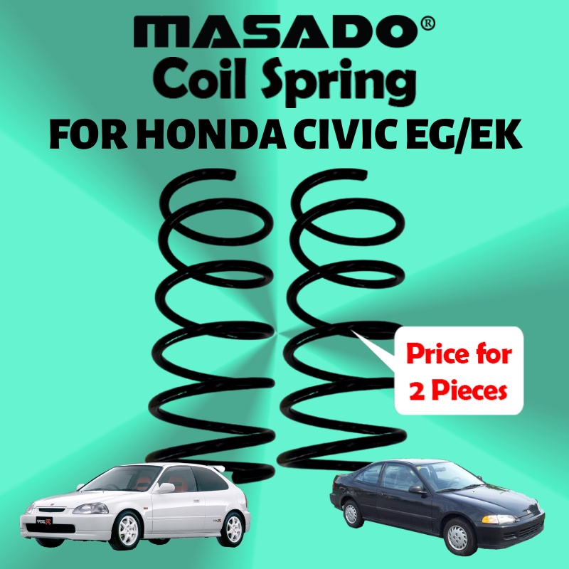 MASADO Honda Civic EG EK SO4 SR3 SR4 Coil Spring Front (Depan) / Rear ...