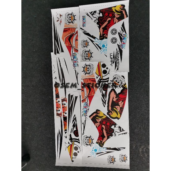 STICKER Y15 Y15ZR V1 V2 ONE PIECE | Shopee Malaysia