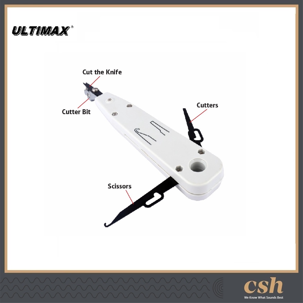 (Without Blade) ULTIMAX 3141A Electronic Tool (Precision Cutter / Stripper / Crimping) without ...
