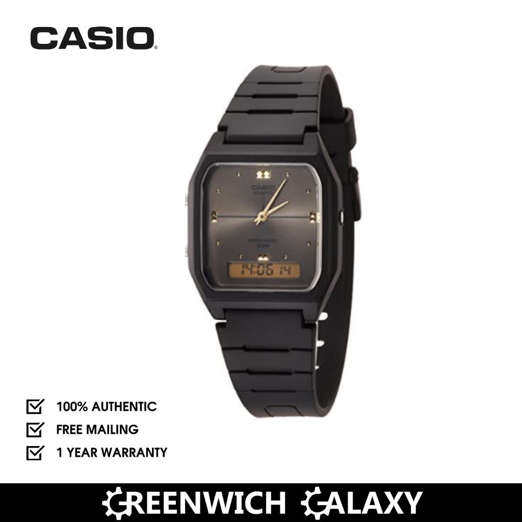 Casio Analog Digital Fashion Watch (AW48HE-1A) | Shopee Malaysia