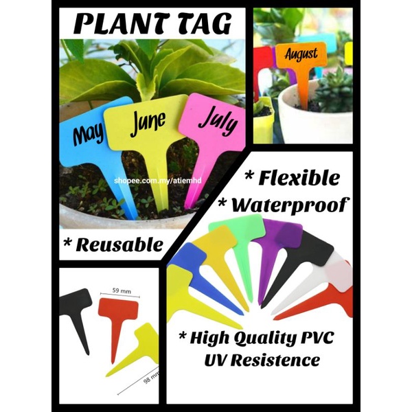 Plant Tag /Label/ Nursery Seedlings Waterproof / Tag Pokok / Tanaman ...