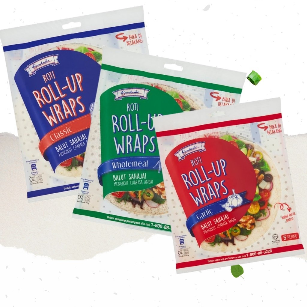 Gardenia Roll-up wraps (Gardenia Roti roll-up ) 5pieces Classic ...