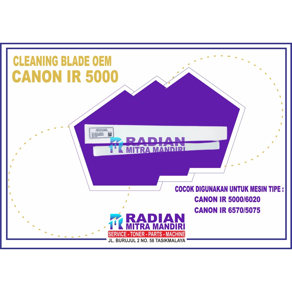 MESIN Cleaning BLADE OEM PHOTOCOPY MACHINE CANON IR5000 IR5020 IR 6570 ...