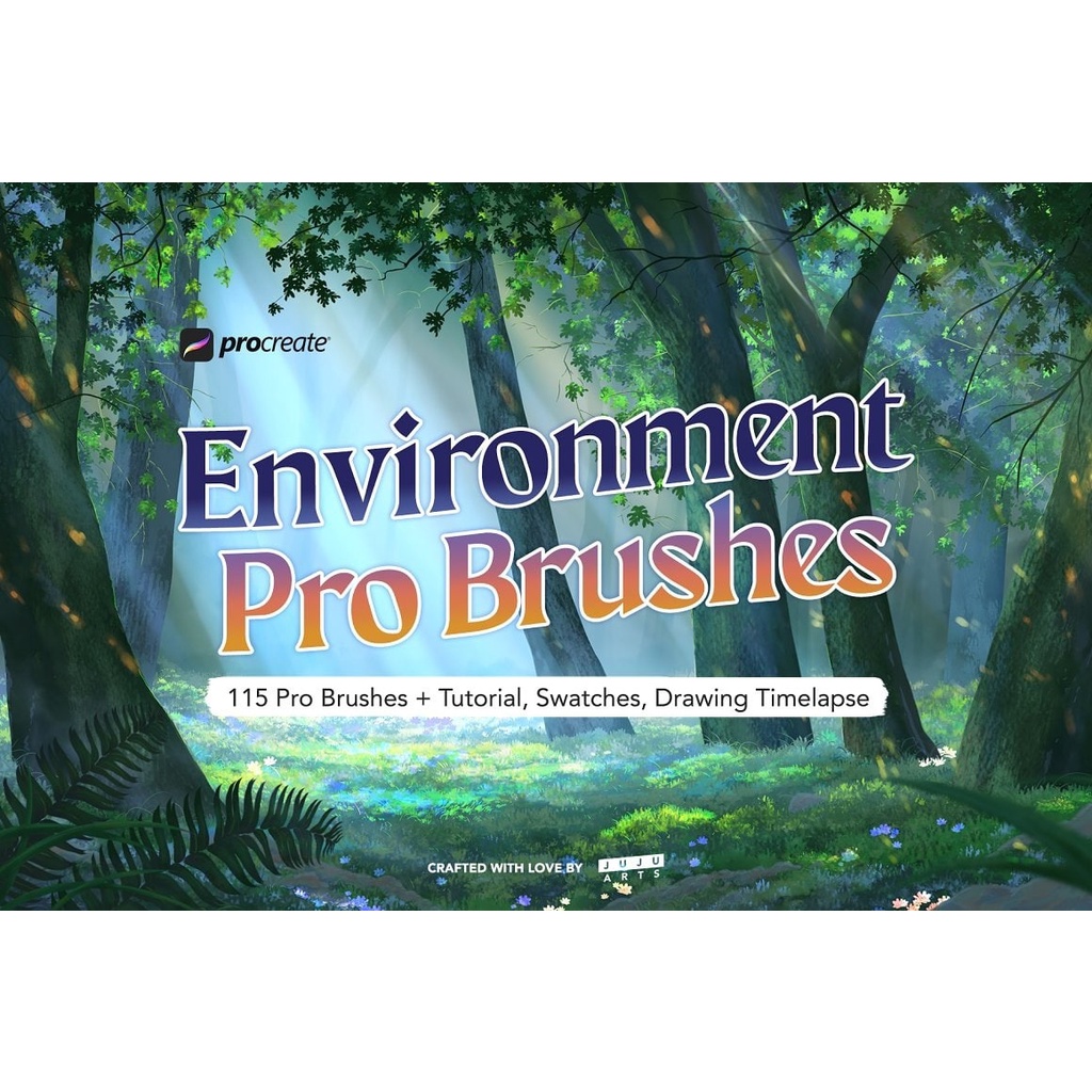 [P260] Complete Environment Pro Brushes for Procreate | Stars Storms ...