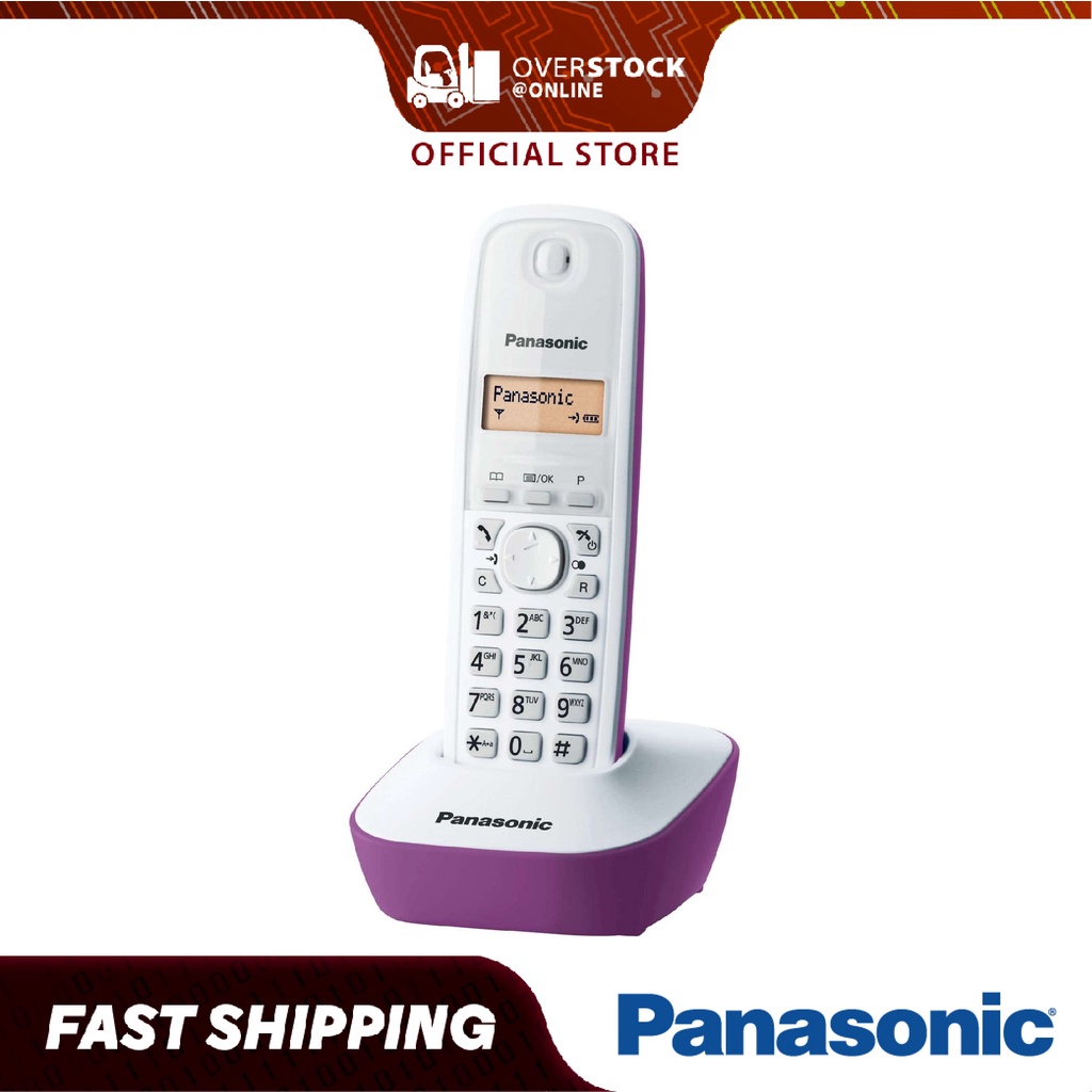 PANASONIC Digital Cordless DECT Phone KX-TG1611 Landline Telephone Telefon Rumah Wireless ...