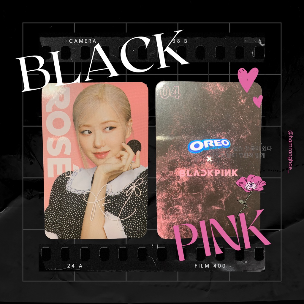 [BLACKPINK Official PC] Oreo x BLACKPINK Ver. A - Rose | Shopee Malaysia