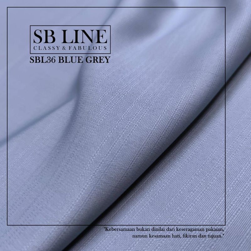 Kain Pasang SB Line @ Lavinzi Silk Pelbagai Warna Biru [ Bidang 45 ...