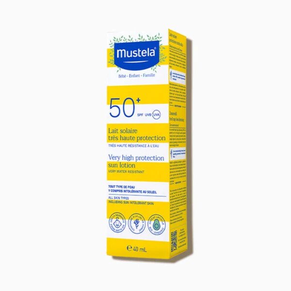 Mustela Very High Protection Sun Lotion SPF50+ 40ml sunscreen sunblock ...