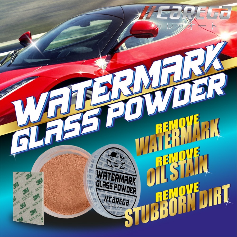 CAREGA Watermark Remover Powder WindScreen Glass Powder Polish compound ...