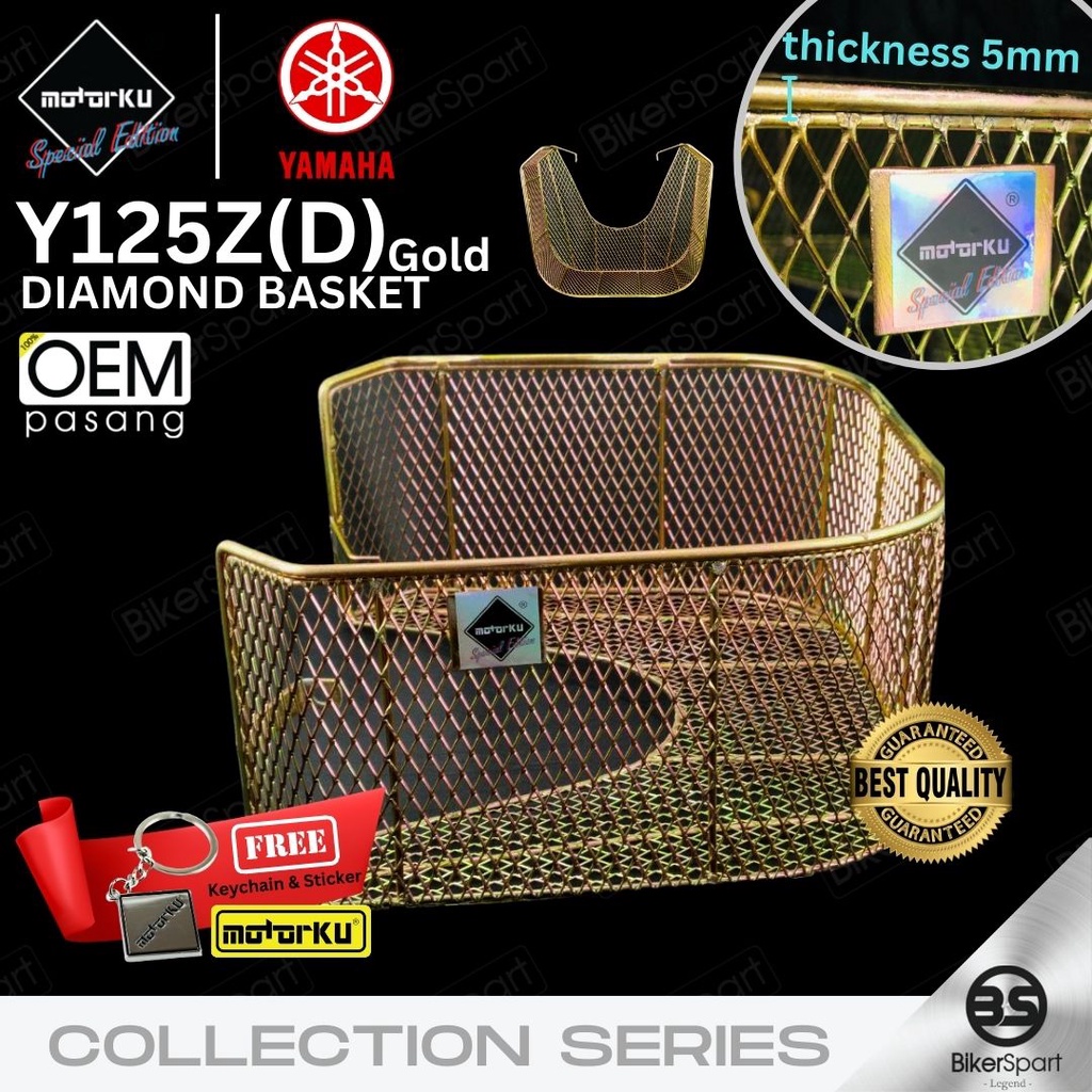YAMAHA Y125Z Gold DIAMOND BASKET Basket Collection Series Classic ...