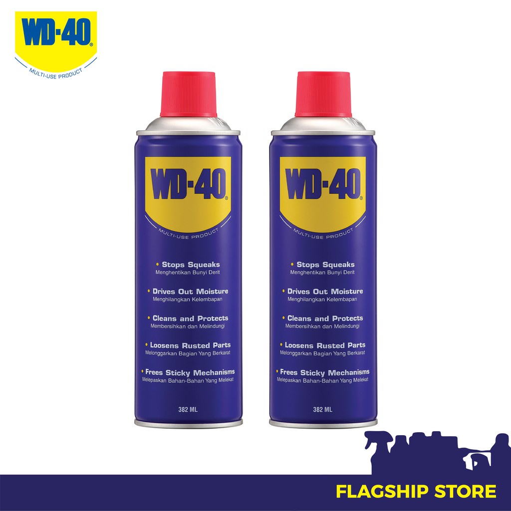 WD-40 Multi-Use Product Multi-Purpose Lubricant Twin Pack 382ml | Shopee Malaysia