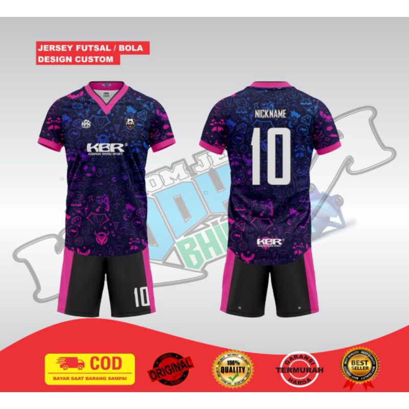 Jersey futsal Ball Design As You Like | Shopee Malaysia