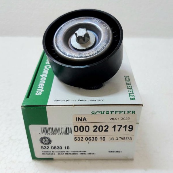 Mercedes Guide Belt Pulley W204 W212 CGI M271 Engine INA 532 0630 10 ...