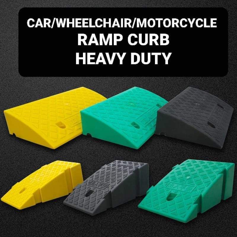 [HEAVY DUTY] Fast ship rubber plastic wheelchair car ramp curb rem ...