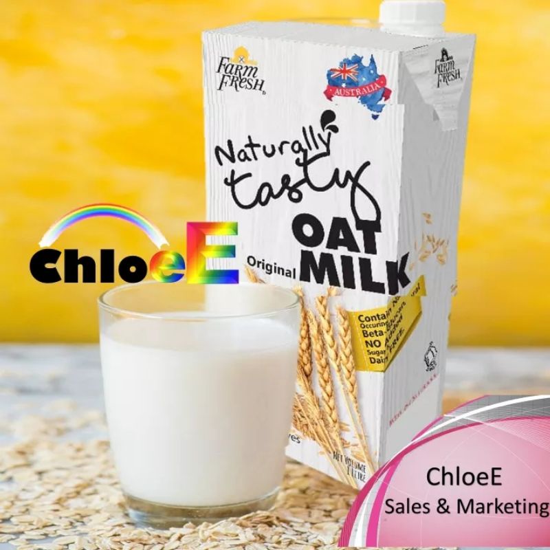 FARM FRESH UHT MILK SUSU BADAM ALMOND/OAT MILK 1L-READY STOCKS (PLANT ...