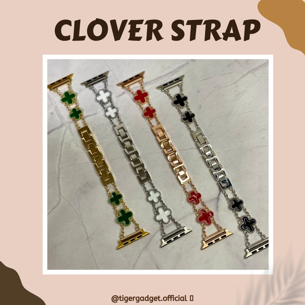 [READY STOCK] CLOVER STRAP for Smartwatch 44MM 4 WARNA PILIHAN | Shopee Malaysia