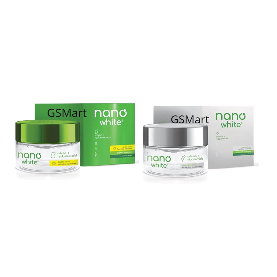 Nanowhite Double Action Hydrating Moisturizer / Spot Correction ...