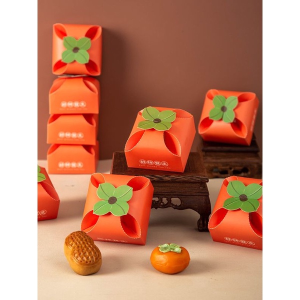 Cutie tangerine Gift Box, Mooncake, Wedding door gift box Packaging 可爱 ...
