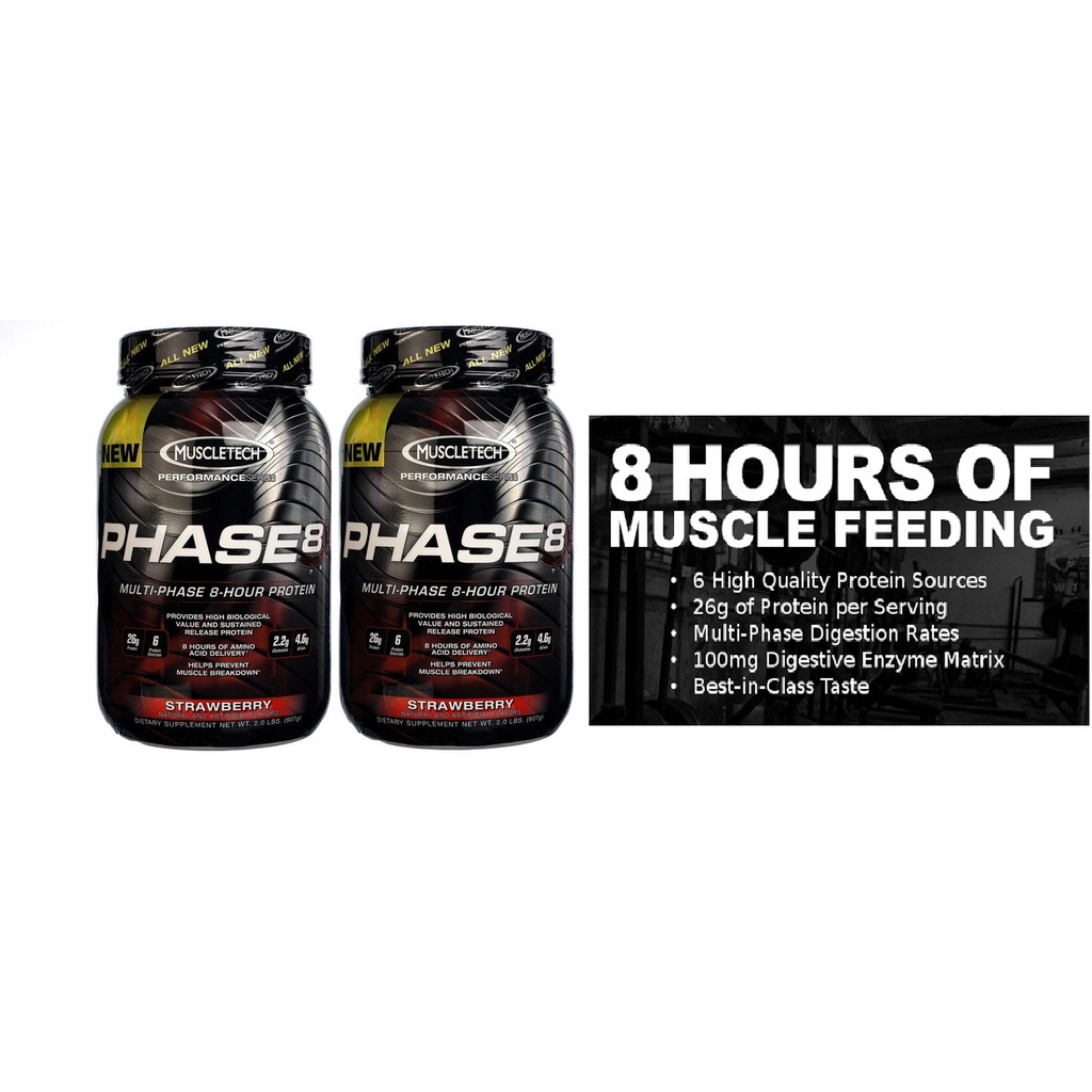 4lbs phase 8 Original MuscleTech NitroTech Casein Gold Protein 5lbs ...