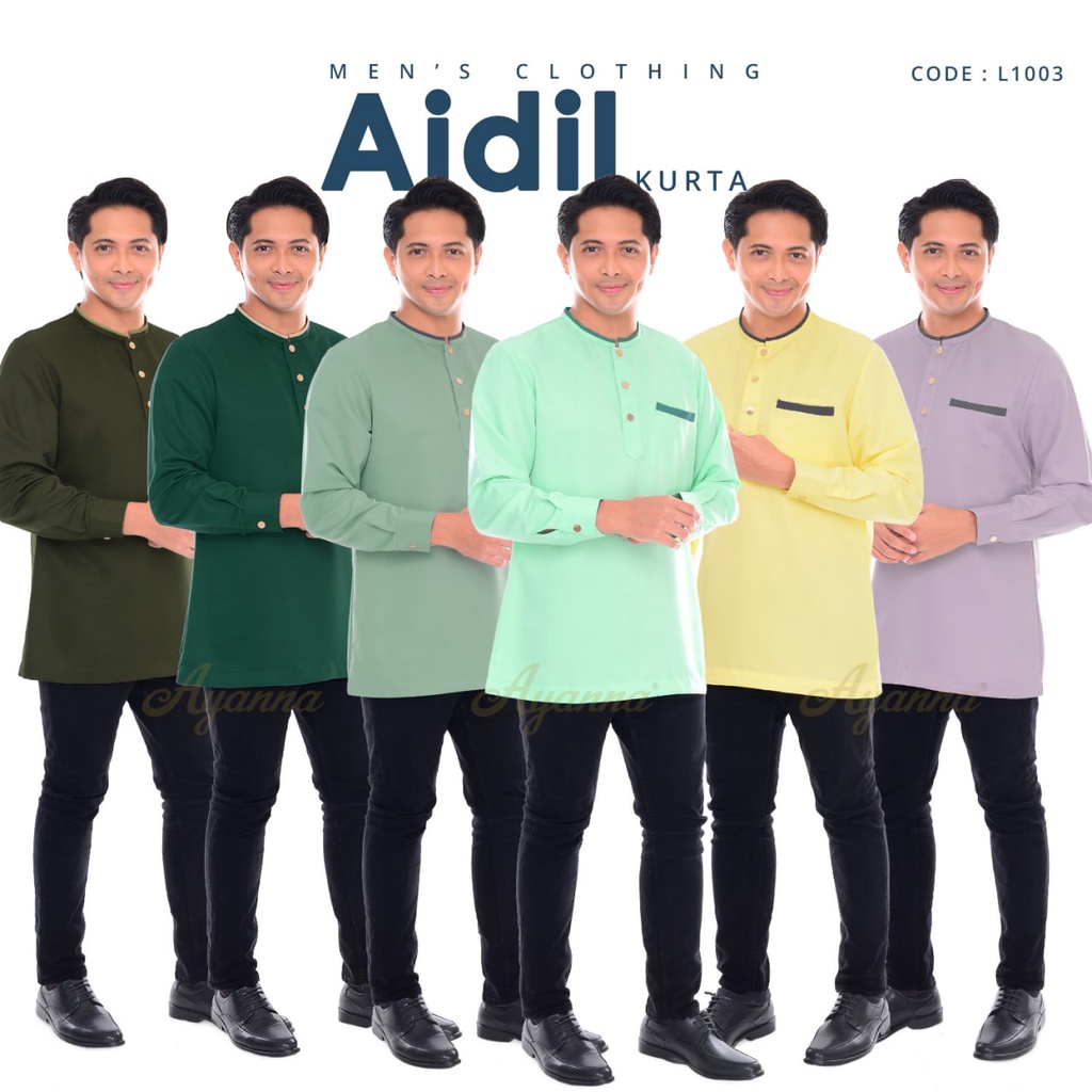 KURTA RAYA DEWASA [KURTA AIDIL BY AYANNA RAYA 2021] SET WARNA 2 ...