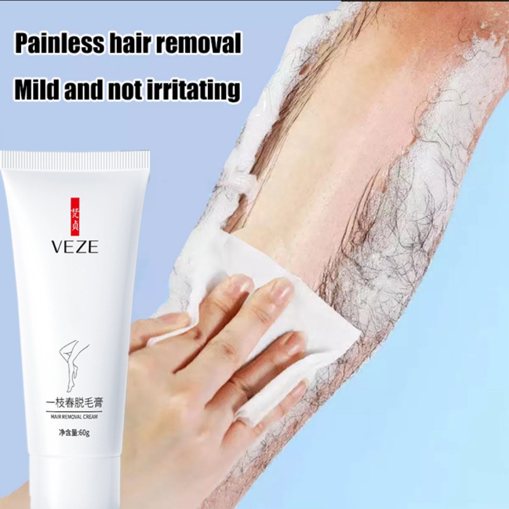 VENZEN Painless Depilatory Cream Fast hair removal Armpit Legs Arms ...